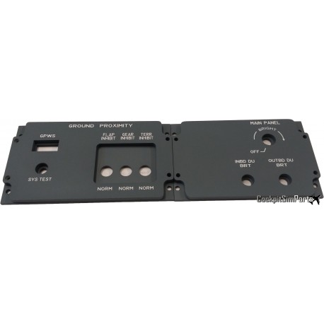 1st Officers Glareshield Lighting Panels - Cockpit Sim Parts LTD